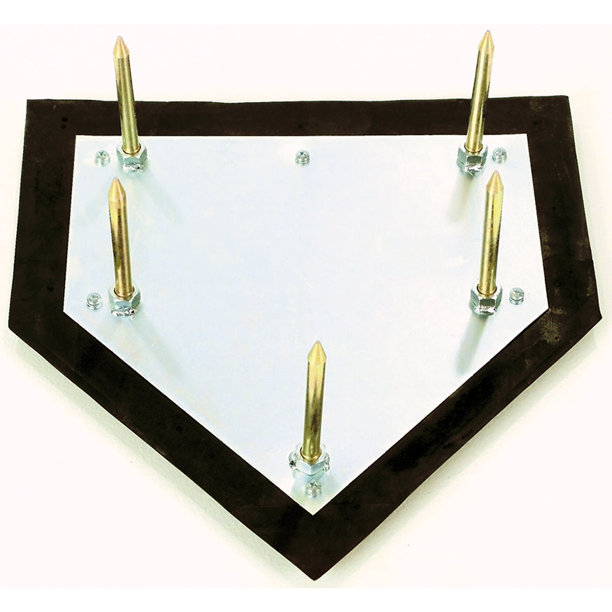 Jaypro Sports Major League 5 Zinc-Plated Spikes Home Plate HP-250 ...