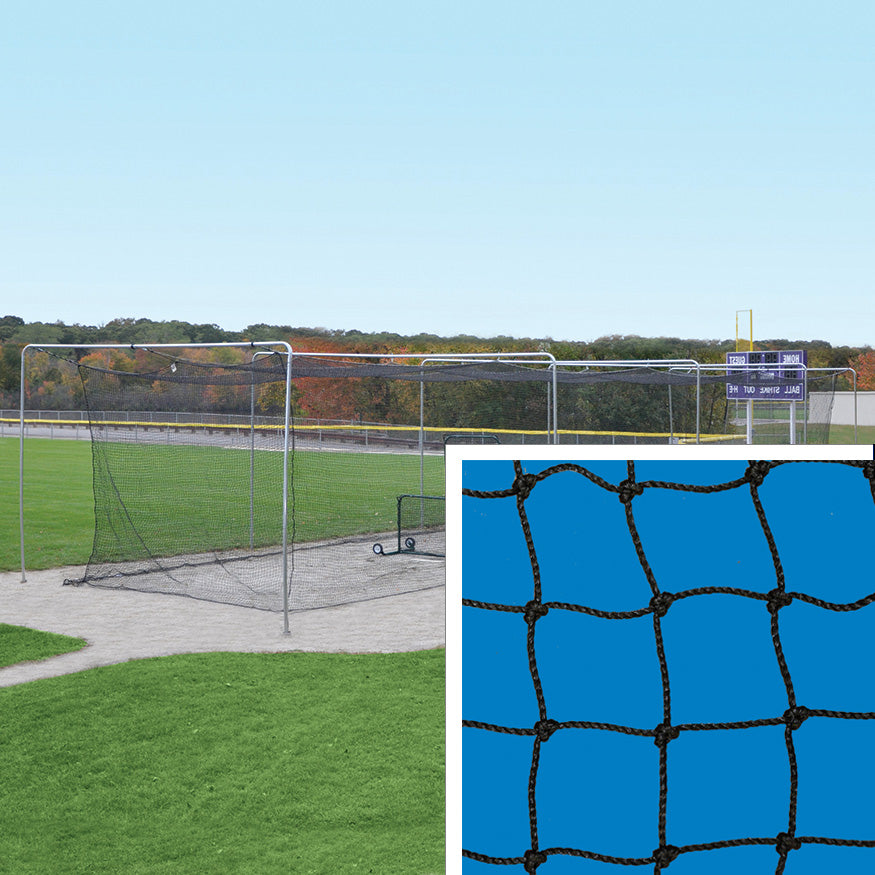 Jaypro Sports #24 2 mm Poly Fiber 1-3/4 in. Square Mesh Batting Tunnel ...