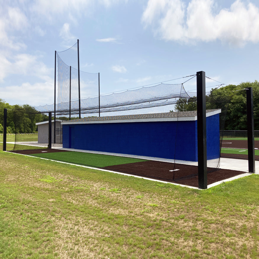 Jaypro Sports Single 70 ft. Mega Outdoor Batting Tunnel Frame MPCTF-70 ...