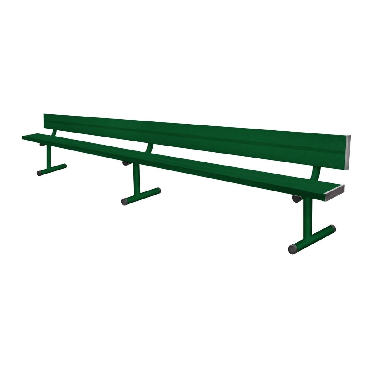 Gill Athletics Portable Aluminum Bench with Back — Change Speed Running